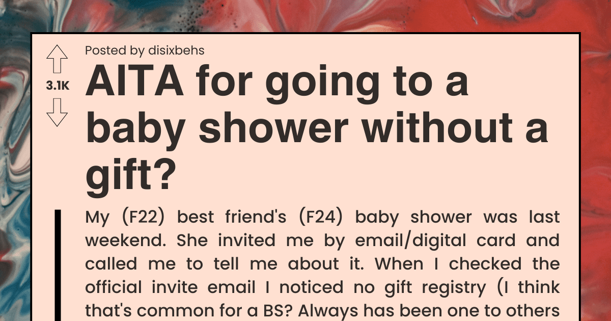 Redditor Takes 'No Need for Presents' Statement Literally, Goes To Baby ...