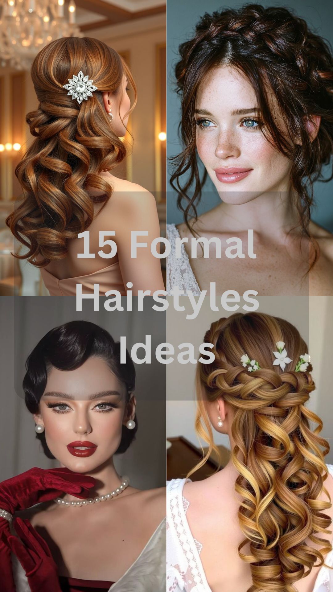 15 Elegant Formal Hairstyles That Are Perfect for Every Special Occasion